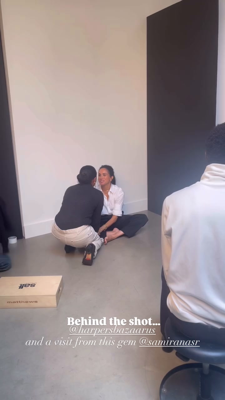 Watch: Meghan Markle shares BTS of cover shoot