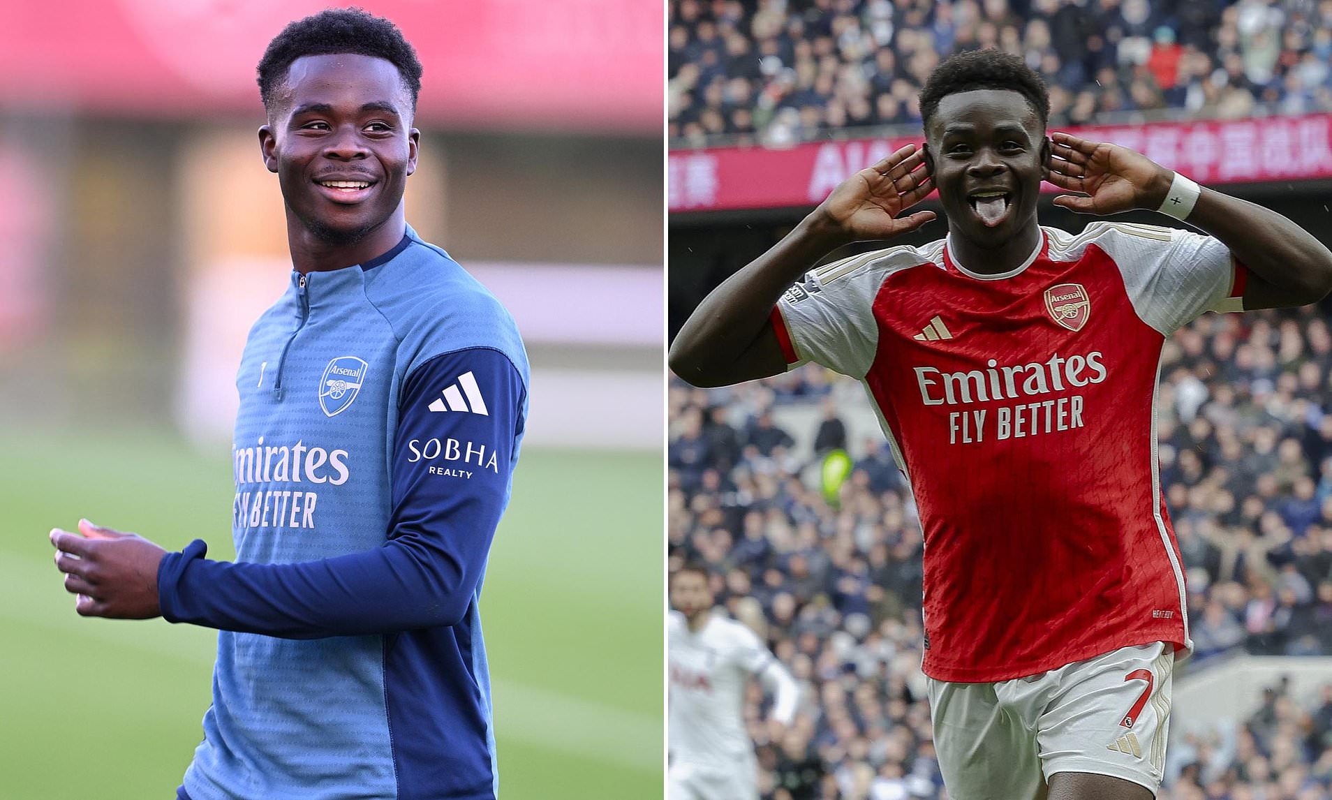 Bukayo Saka reveals the unusual breakfast he had as a child - admitting ...