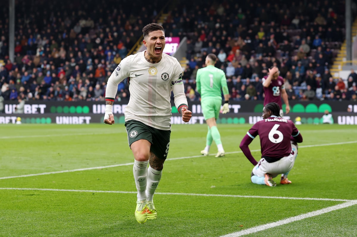 Burnley 0-2 Chelsea: Enzo Fernandez seals big win for Blues - LIVE