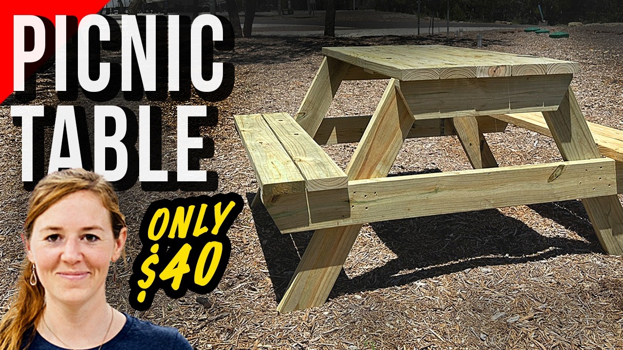 DIY Picnic Table Anyone Can Build: 66 in Progress
