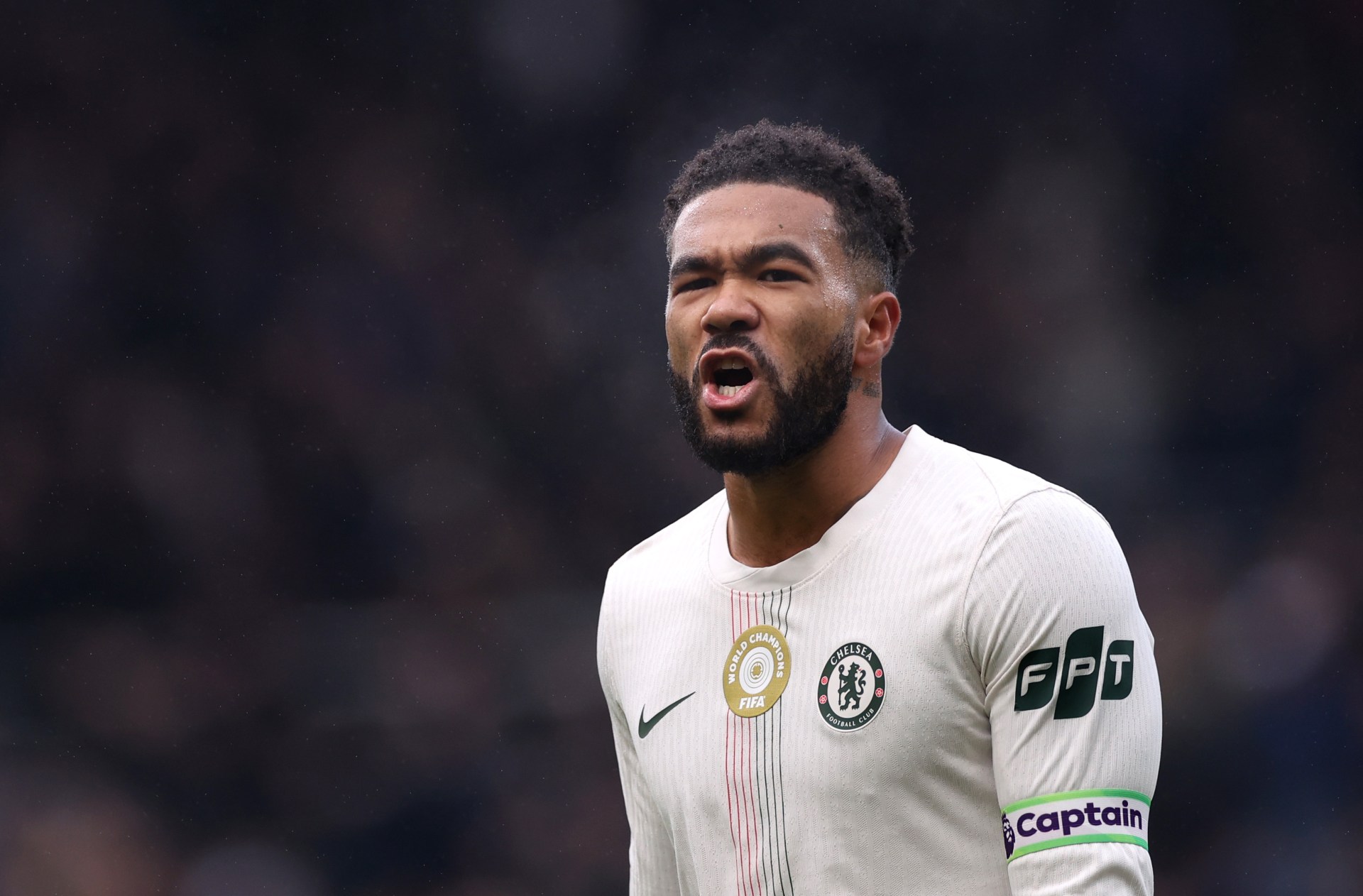 Why Reece James was replaced at half-time