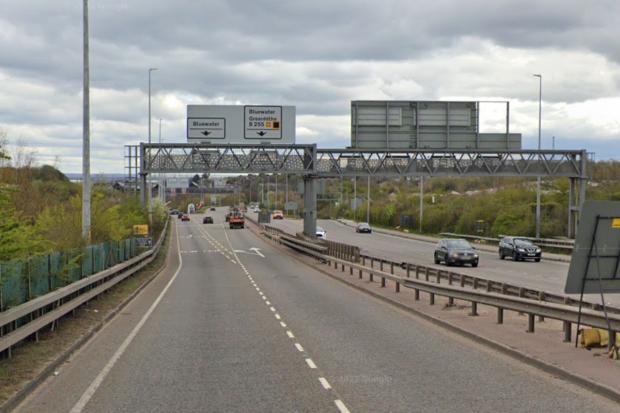 Police called to three vehicle crash on road near Bluewater