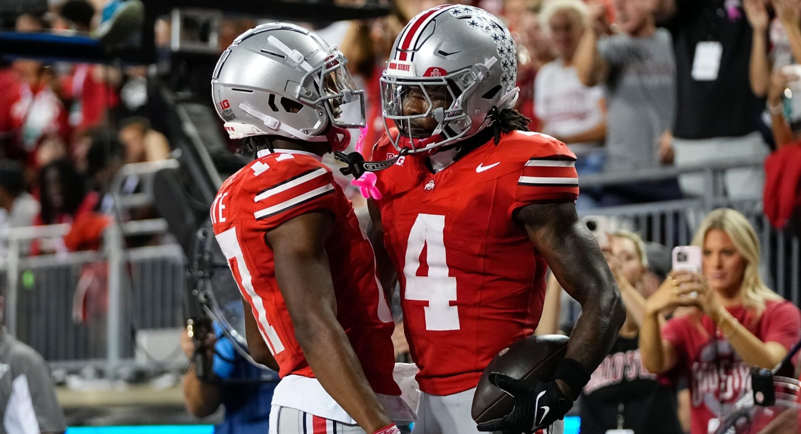 Ohio State WRs Jeremiah Smith, Carnell Tate out vs. Rutgers