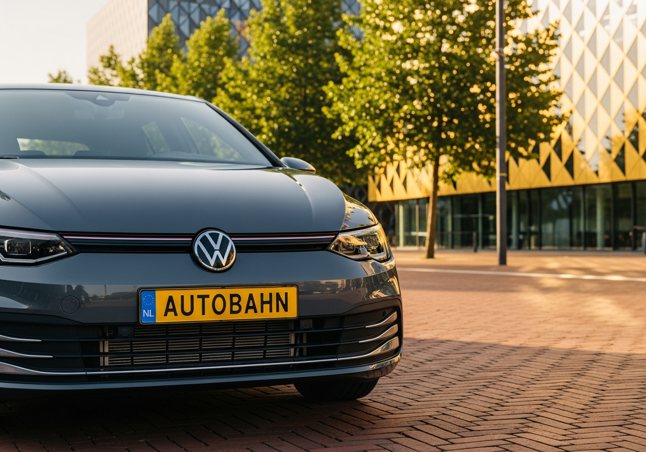 Vast aan saai geel: dit is waarom je in Nederland geen eigen kenteken ...