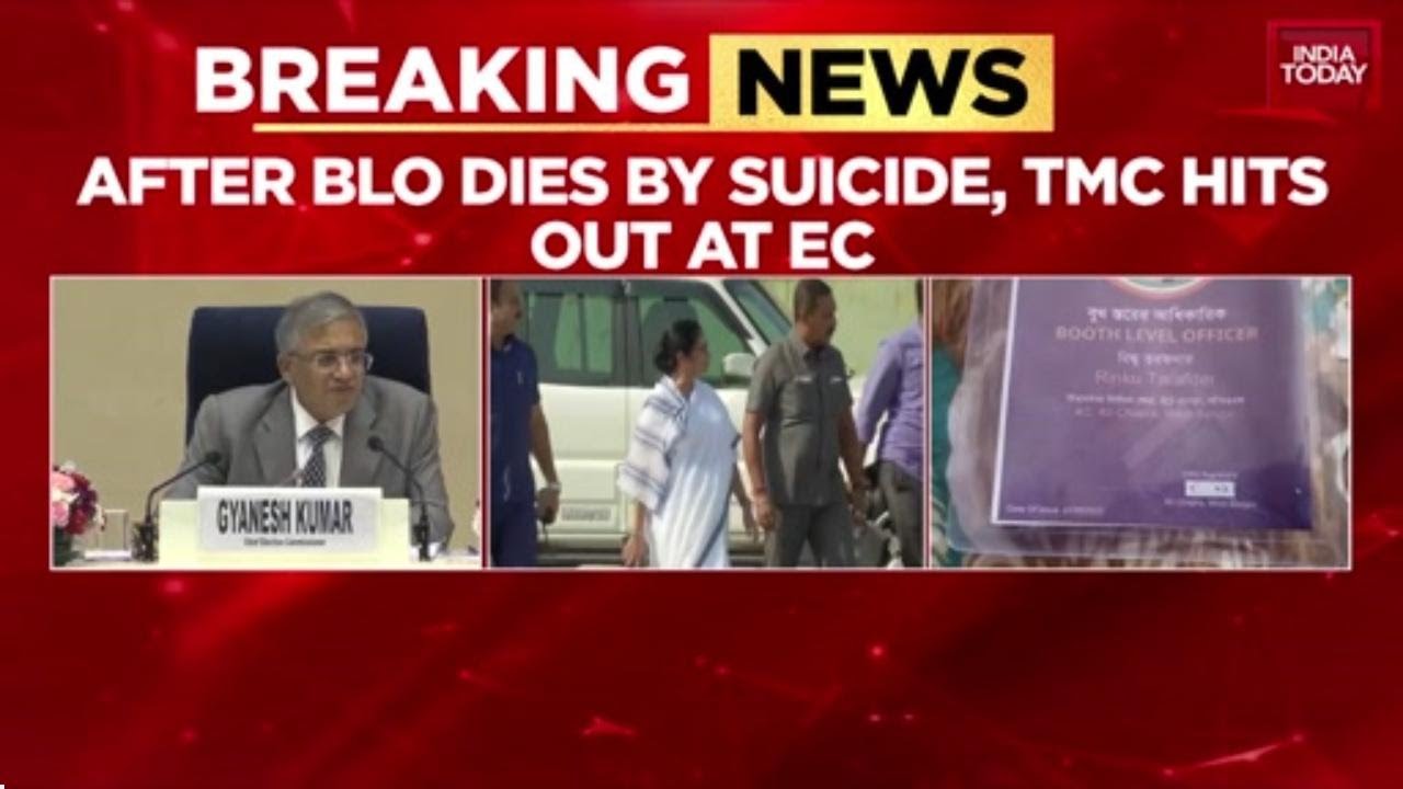 SIR Row in Bengal: TMC Blames Election Commission for Officer's Suicide, BJP Demands CBI Probe