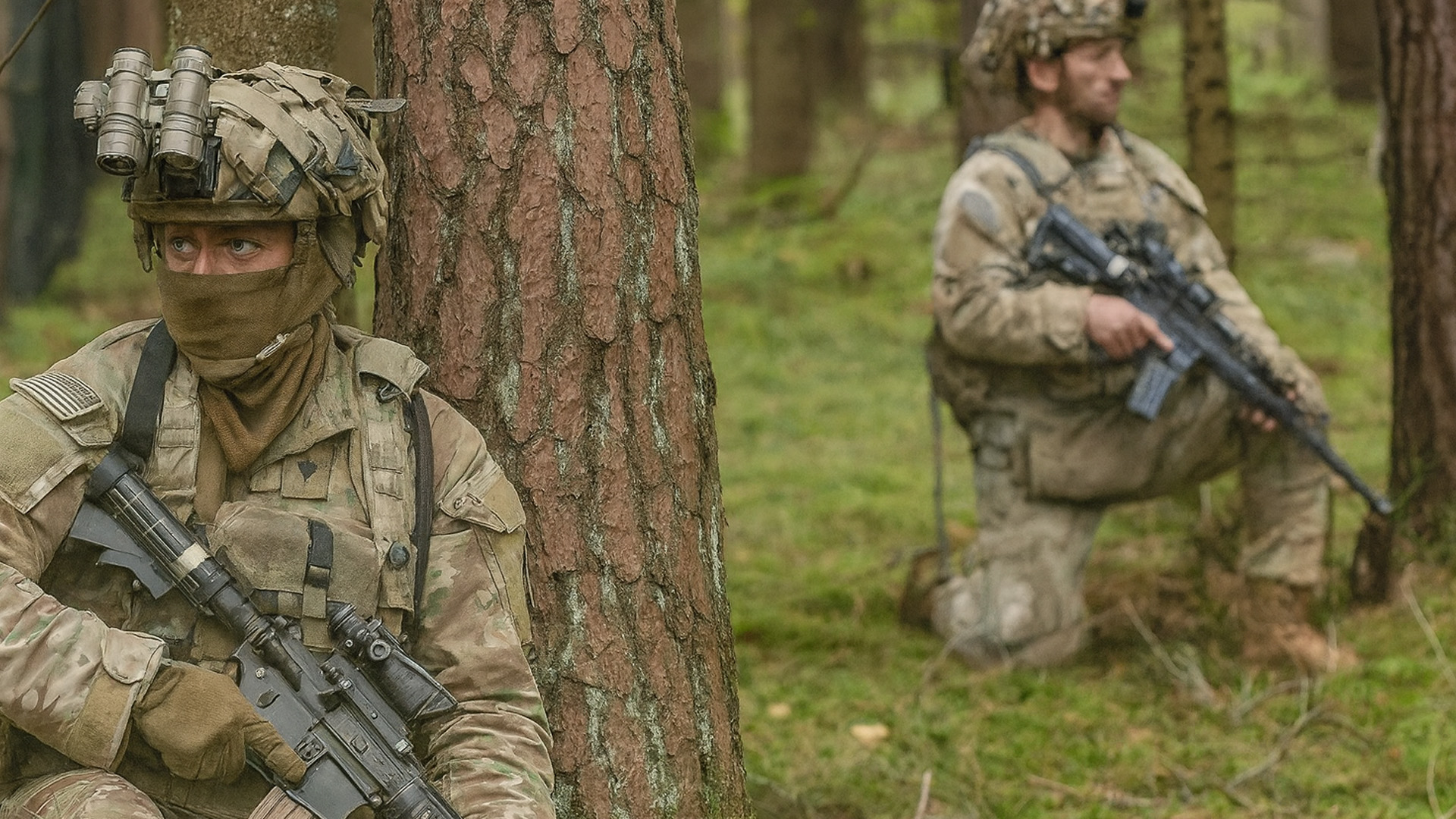 Des soldats américains s’entraînent à la préparation au combat en Allemagne