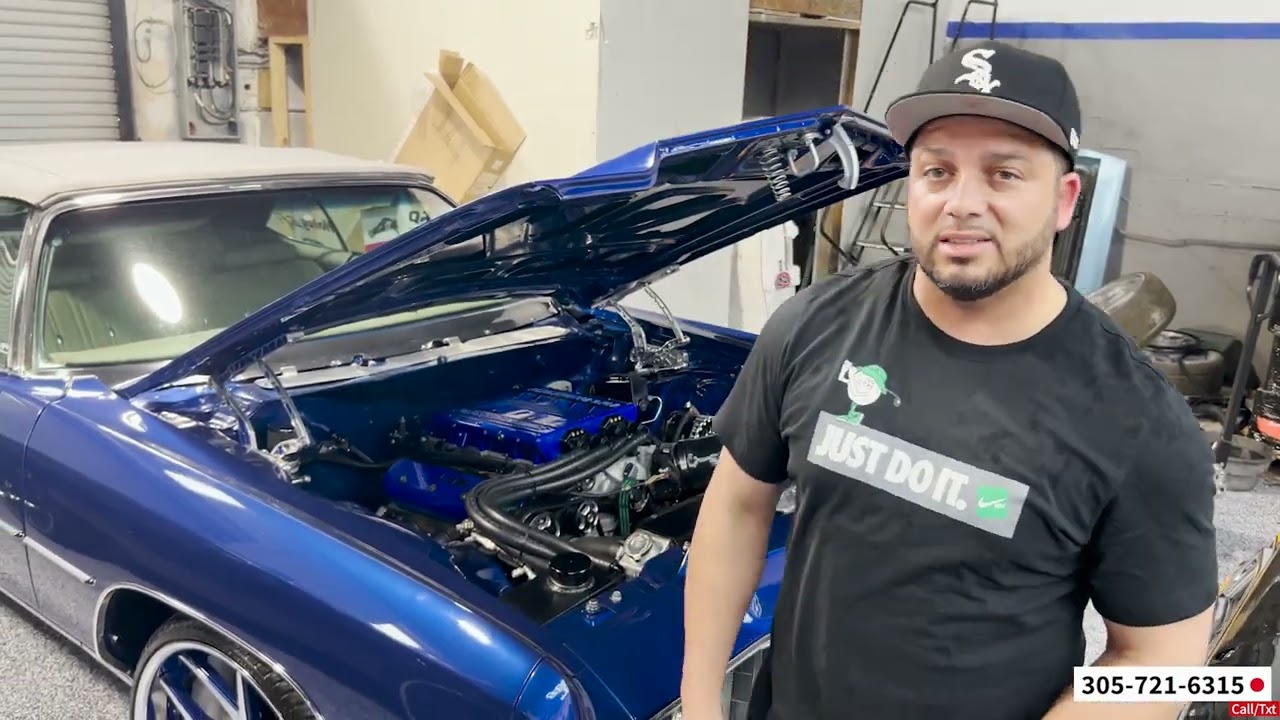 Taking My 1,200 Horsepower Motor Out My Magic Blue Chevy Vert