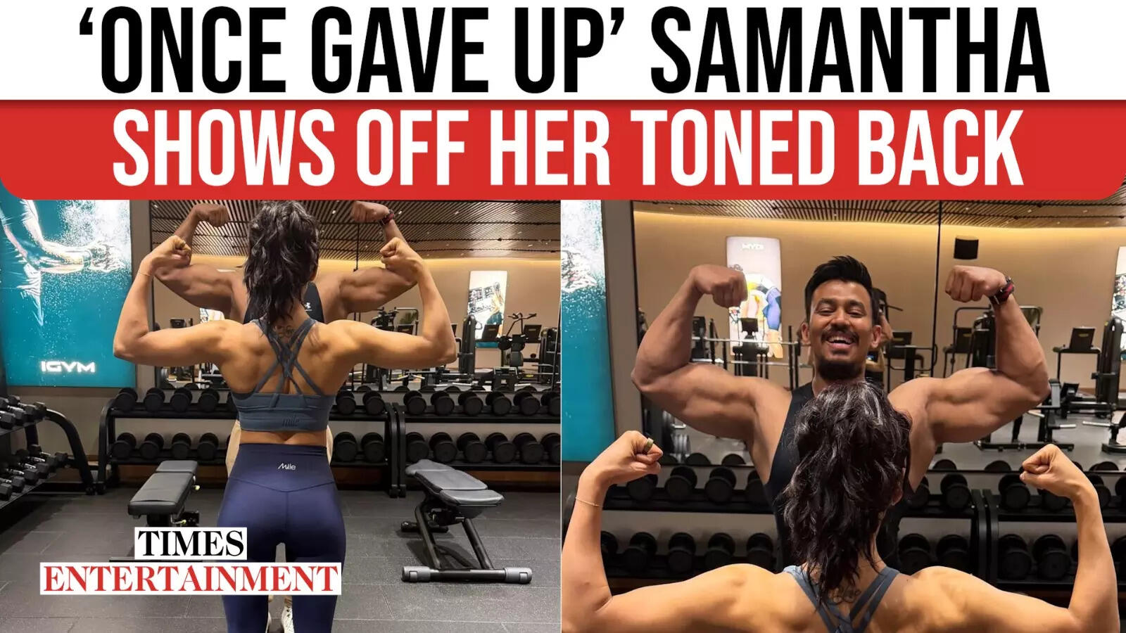 Samantha Ruth Prabhu Flaunts Her Toned Back & Muscles!