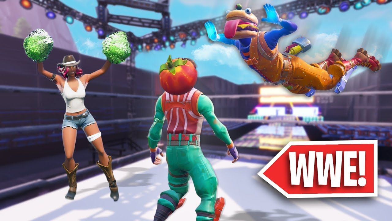 WWE wrestling in Fortnite | Fortnite Simon Says