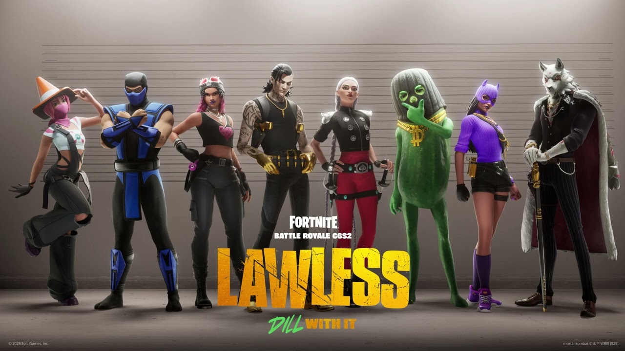 Fortnite x Mortal Kombat - Chapter 6 Season 2 Lawless Battle Pass ...