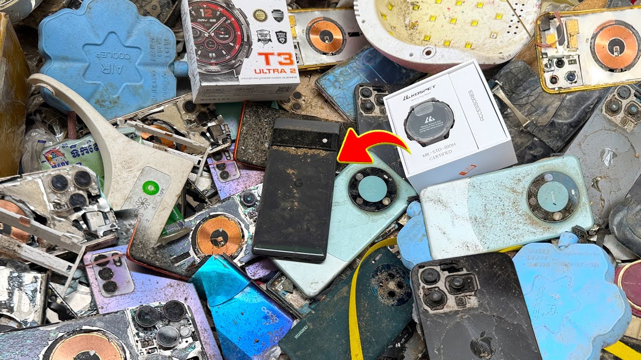Landfill tech rescue: iPhones & Google Pixel 6 Pro revived!
