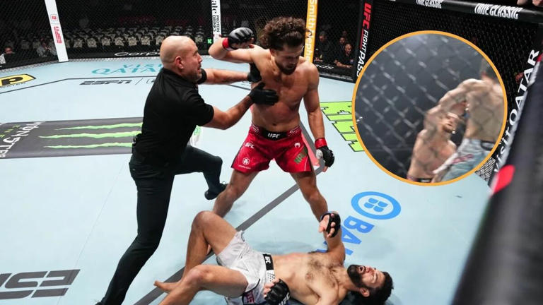 ¡De un solo golpe! Así fue el BRUTAL KO de Ismail Naurdiev a Ryan Loder ...