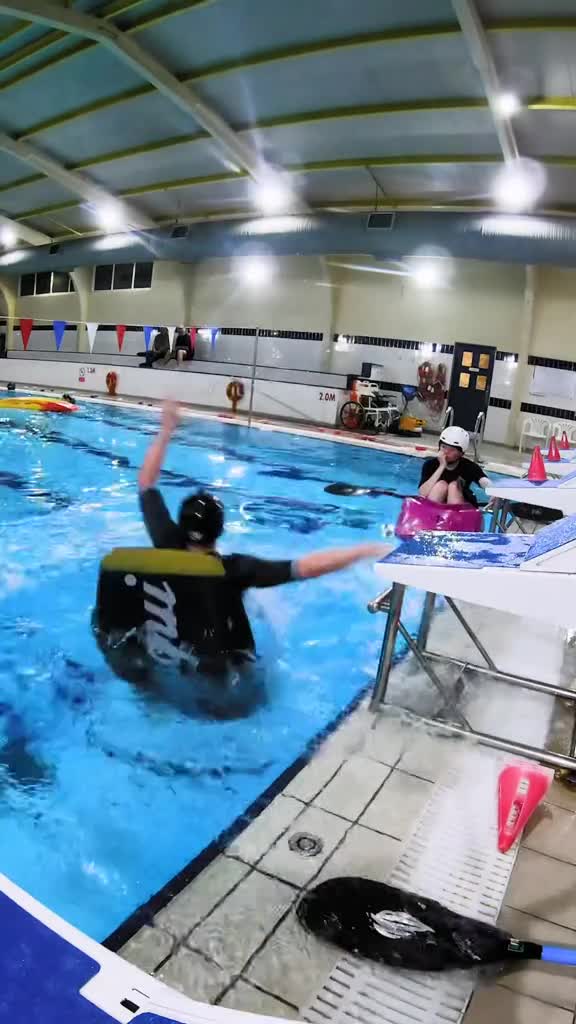 Kayak Pool Tricks: Epic Flip Fails and Splashes!