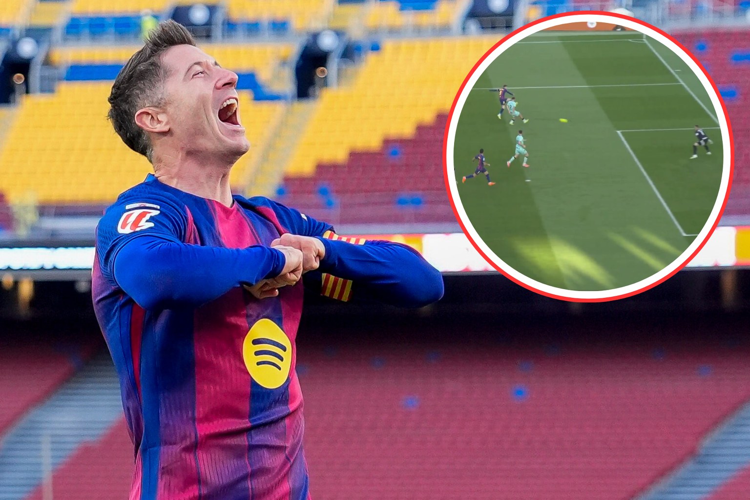 Lewy przeszedł do historii. 4 gole i nokaut. Barcelona świętuje po 909 ...