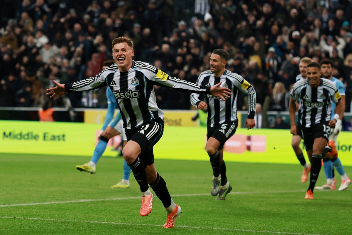 Barnes’ brace gives Newcastle brilliant win over Man City