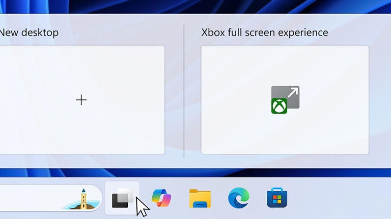 The Full Screen Experience that enables easier Xbox controller input is ...