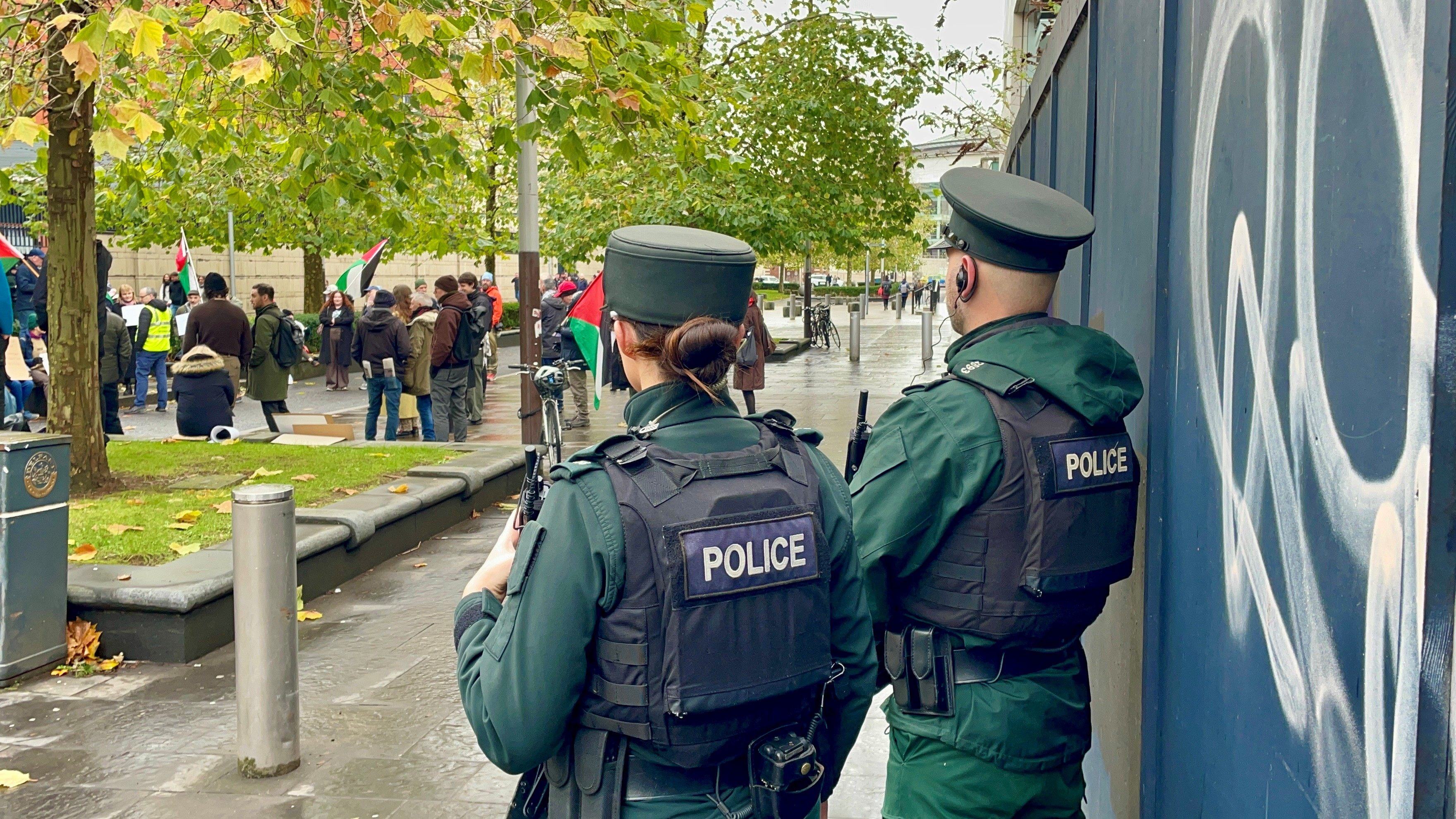 Palestine Action protests in NI conclude without police intervention