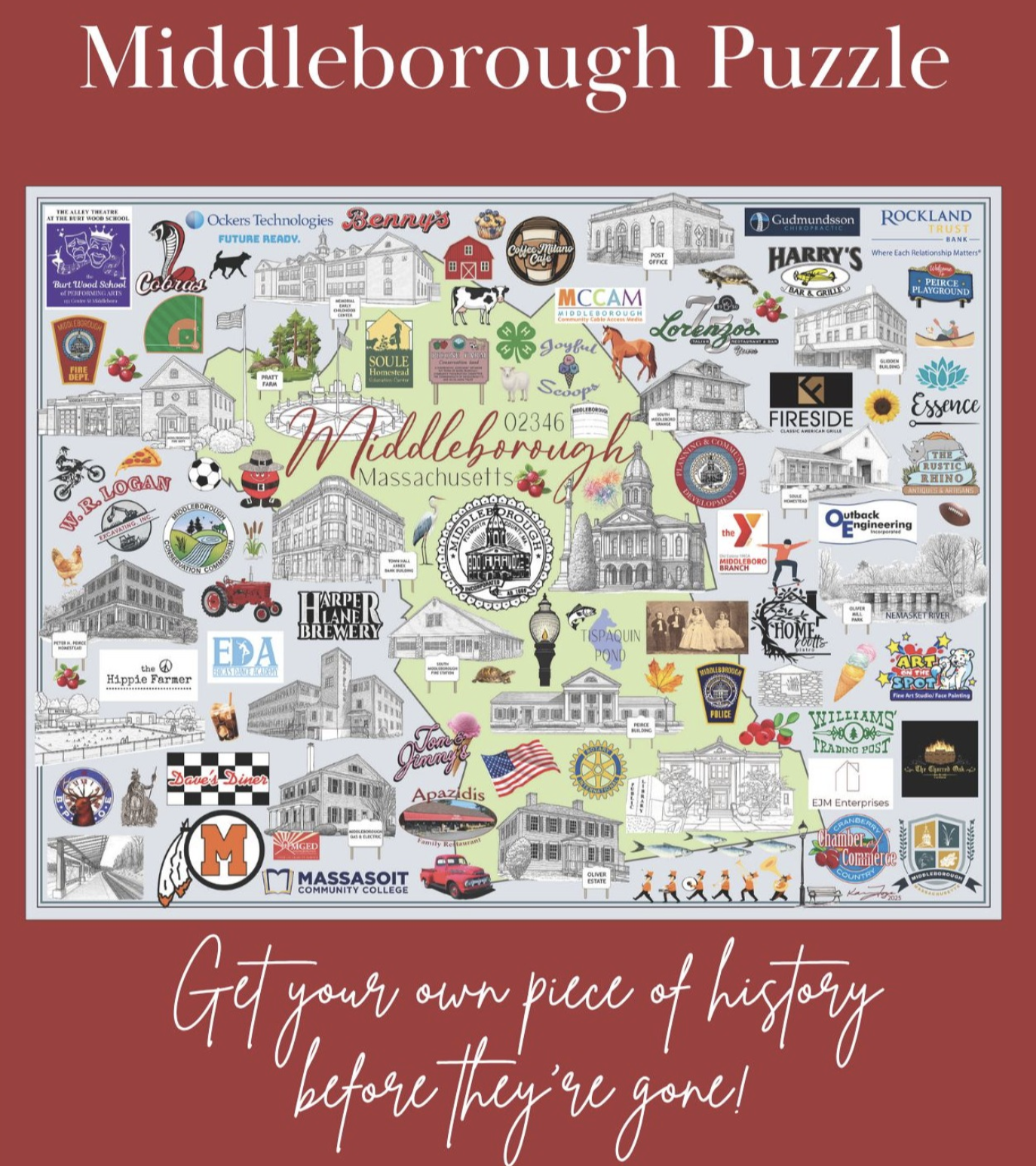 Middleborough Launches Custom 500-Piece Puzzle Featuring Local ...