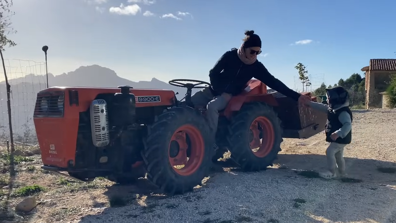 Revealing the concrete slab