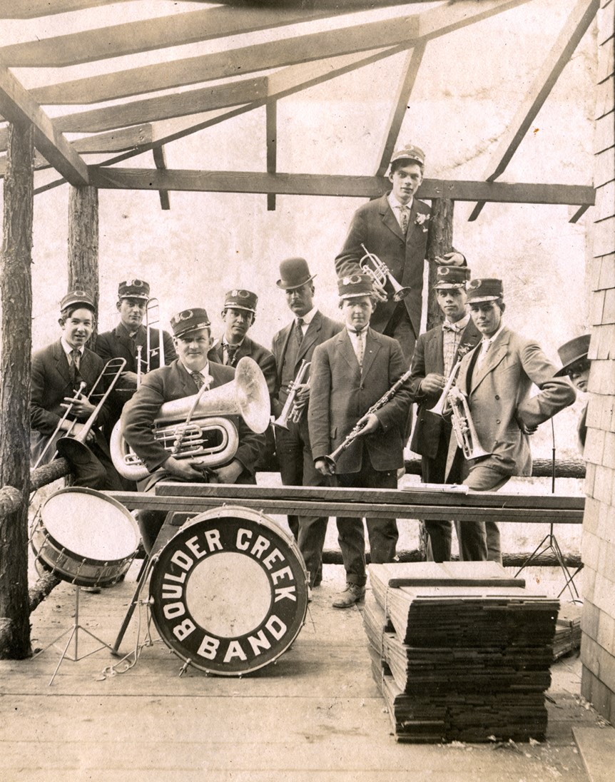 Focal Point | Boulder Creek Band poses for photo