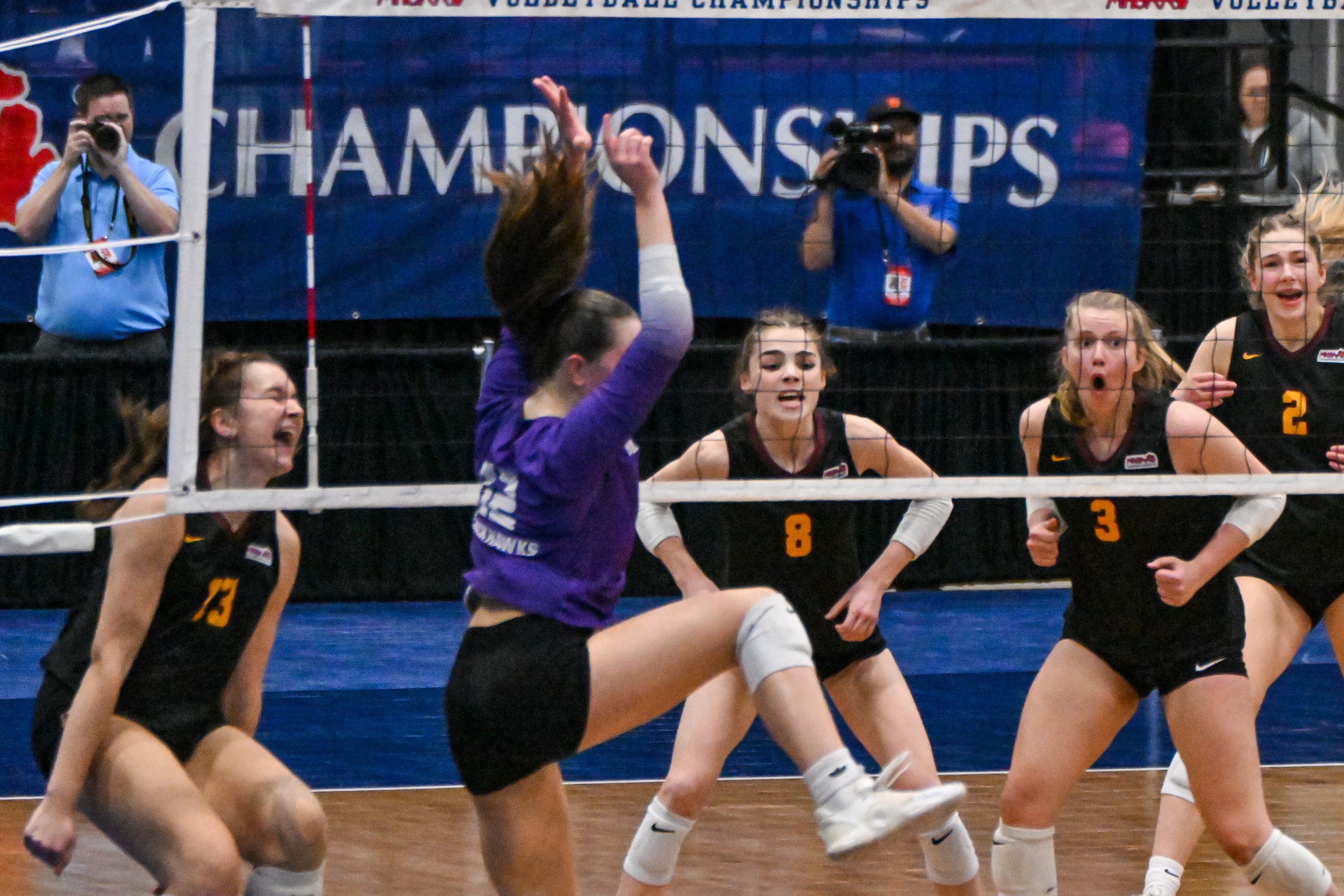 2025 Michigan high school volleyball scores from state finals