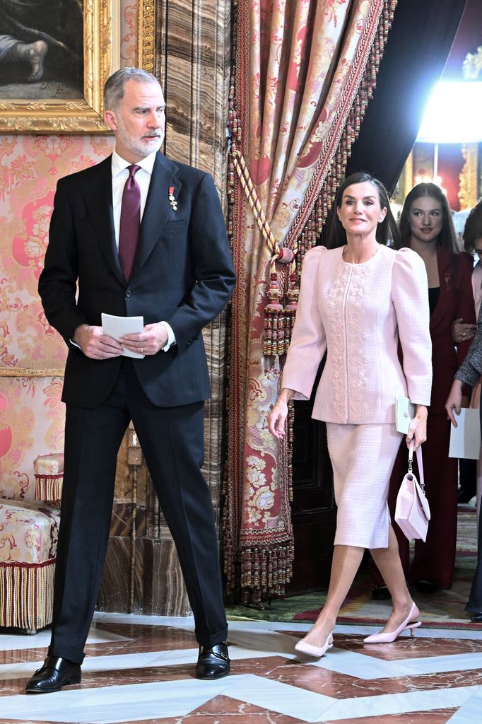 Queen Letizia is the ultimate Pink Lady from Grease in £73 Zara blazer