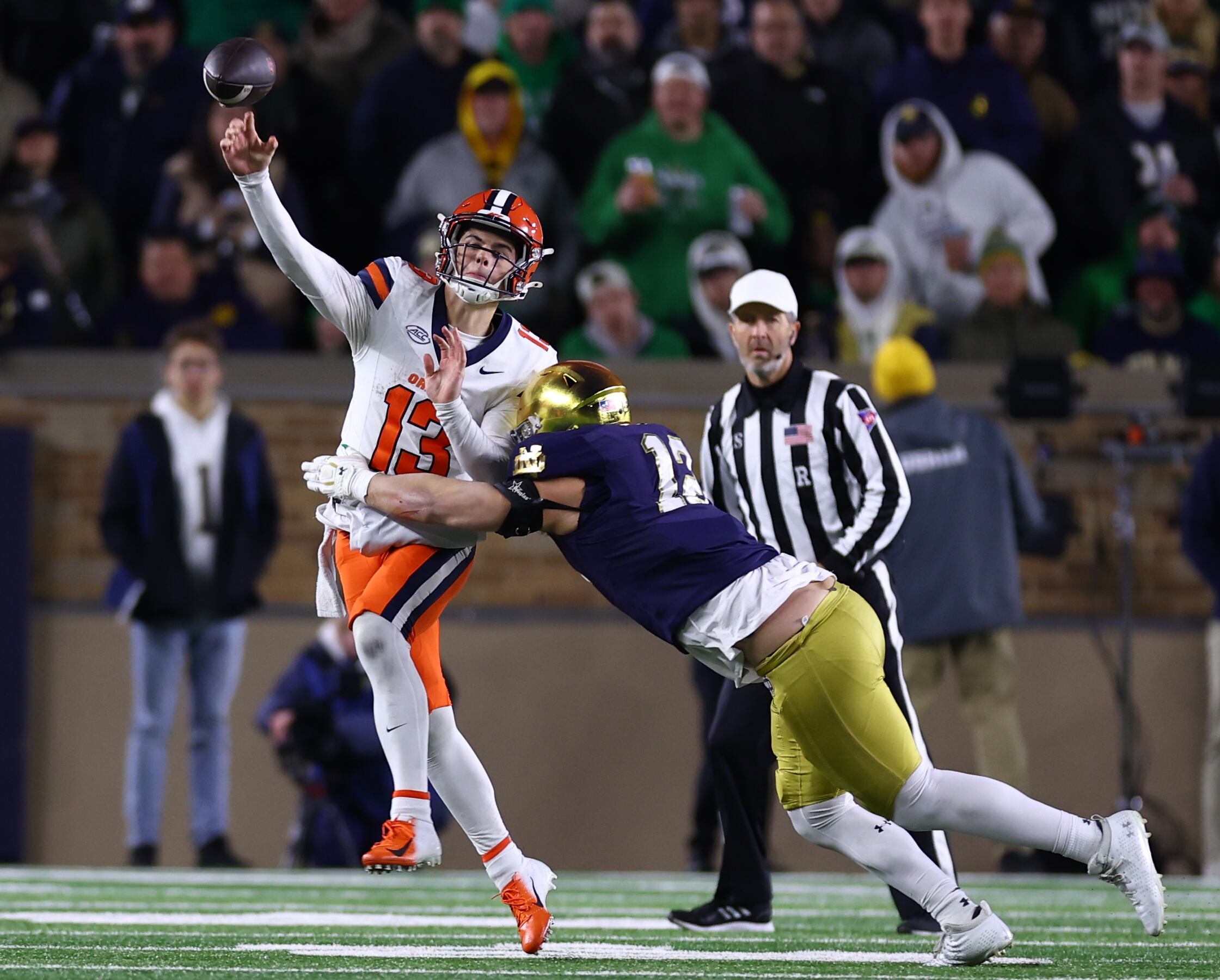 Syracuse suffers worst loss since 1800s in lopsided loss to No. 9 Notre ...
