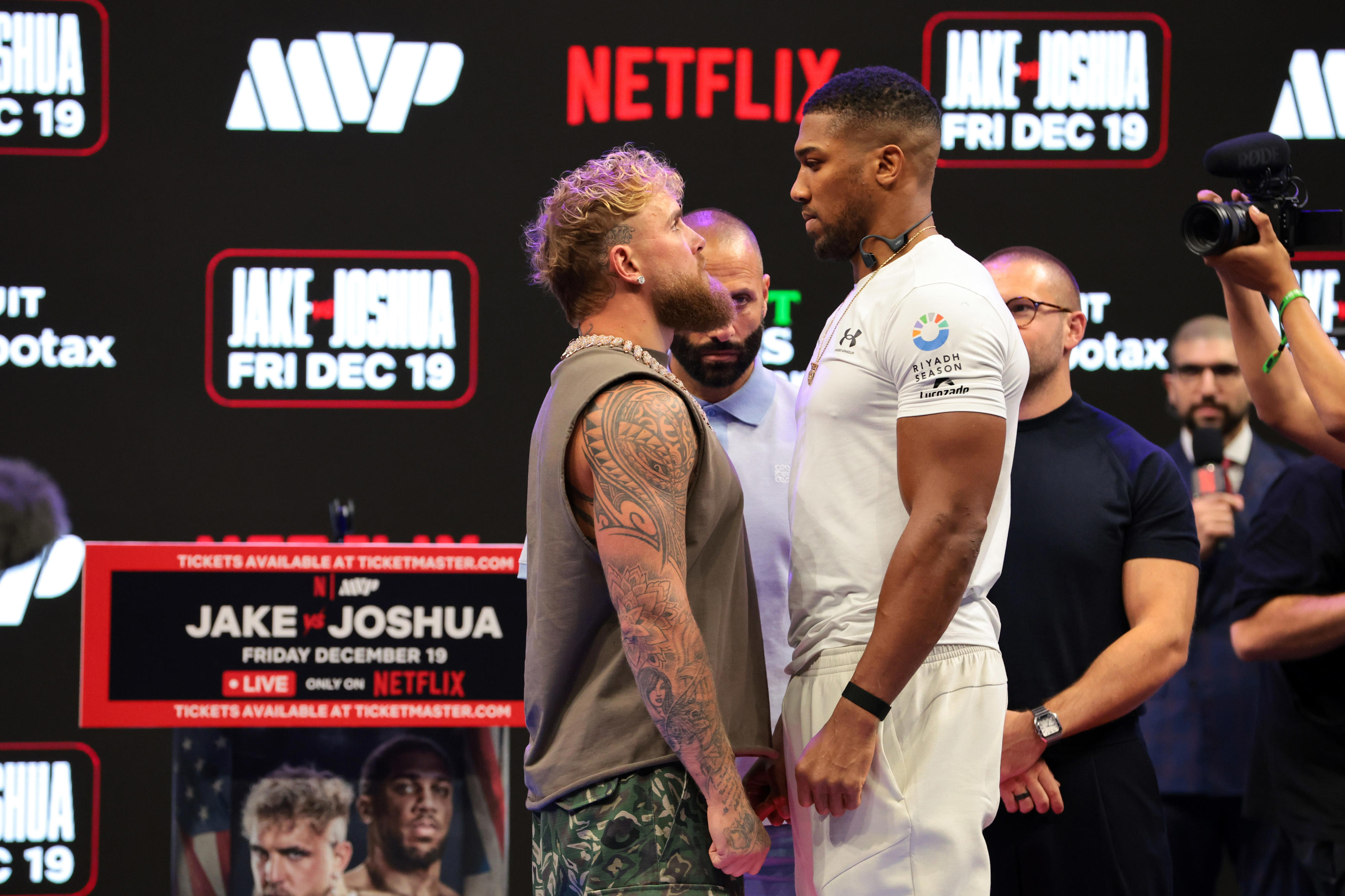 Jake Paul vs Anthony Joshua: Fight preview, TV time