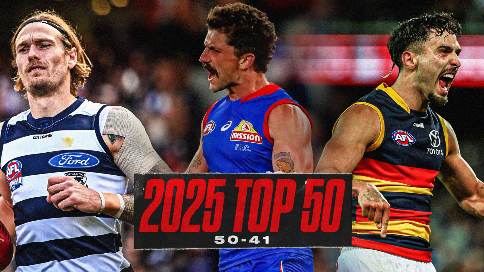 The top 50 AFL players of 2025: 50-41 (Part 1)