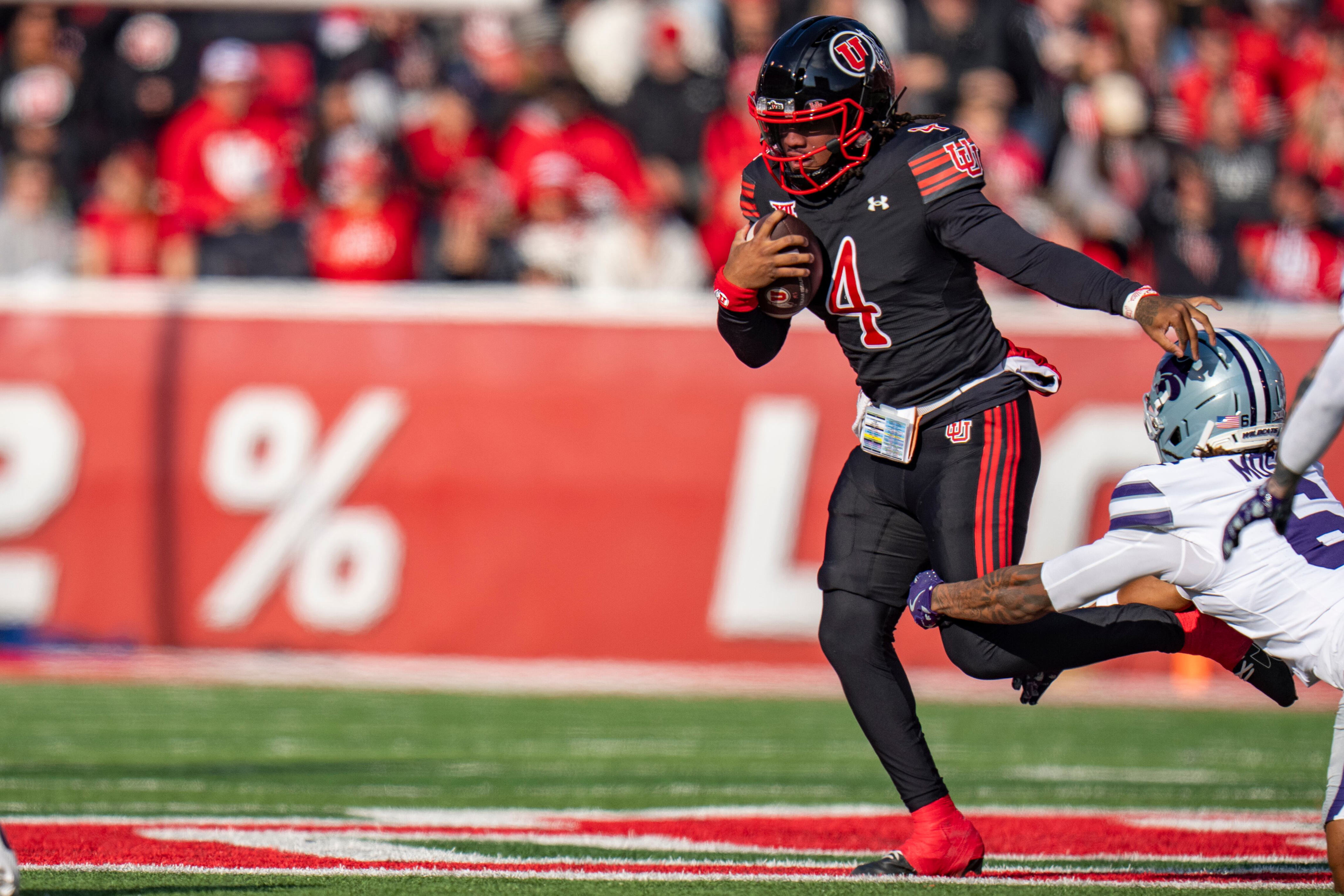 Utah’s Devon Dampier leads Utes to wild win over Kansas State