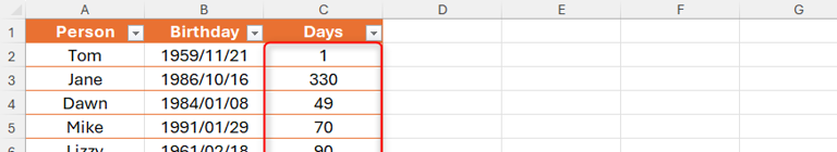 I use these 3 Excel formulas to organize my daily life