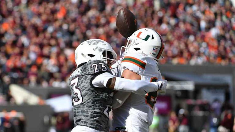 Virginia Tech Football Supplanted by Miami In 34-17 Whistle-to-Whistle ...
