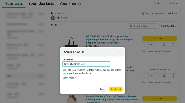How To Create And Share An Amazon Wishlist