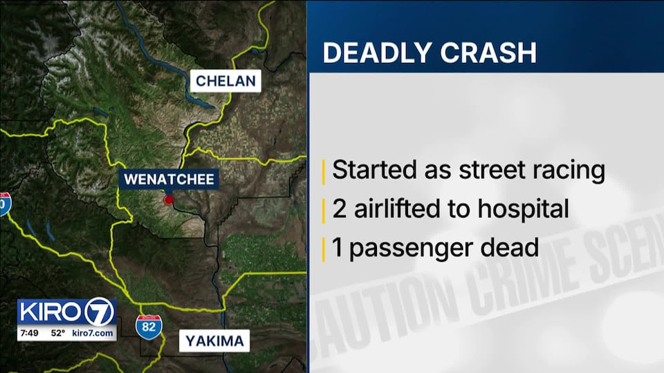 VIDEO: Deadly car crash in Wenatchee