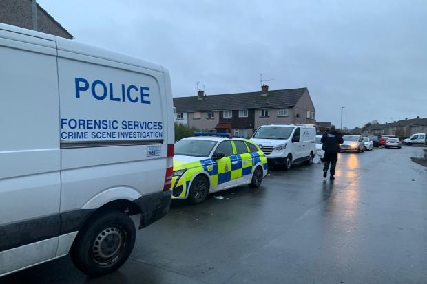 Swindon 'murder probe': Forensic investigators arrive at scene