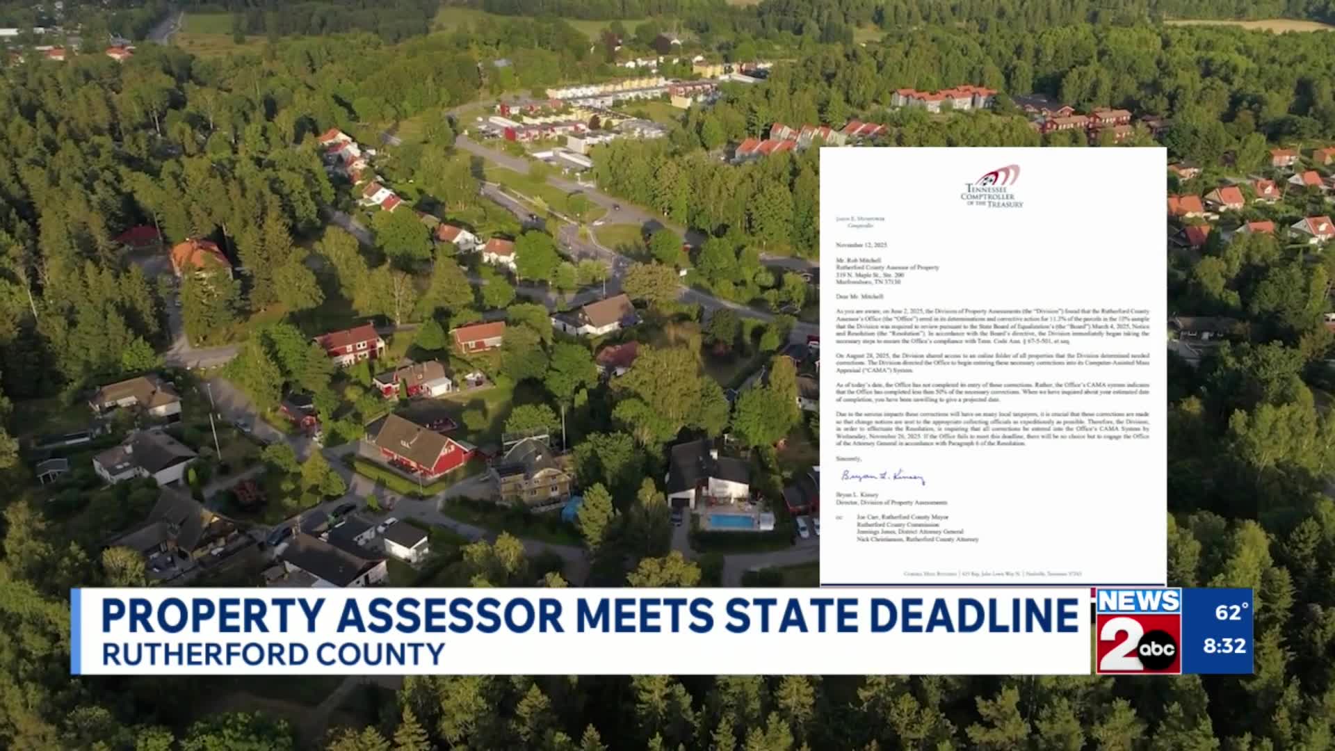 Rutherford County Property Assessor responds to deadline letter from ...