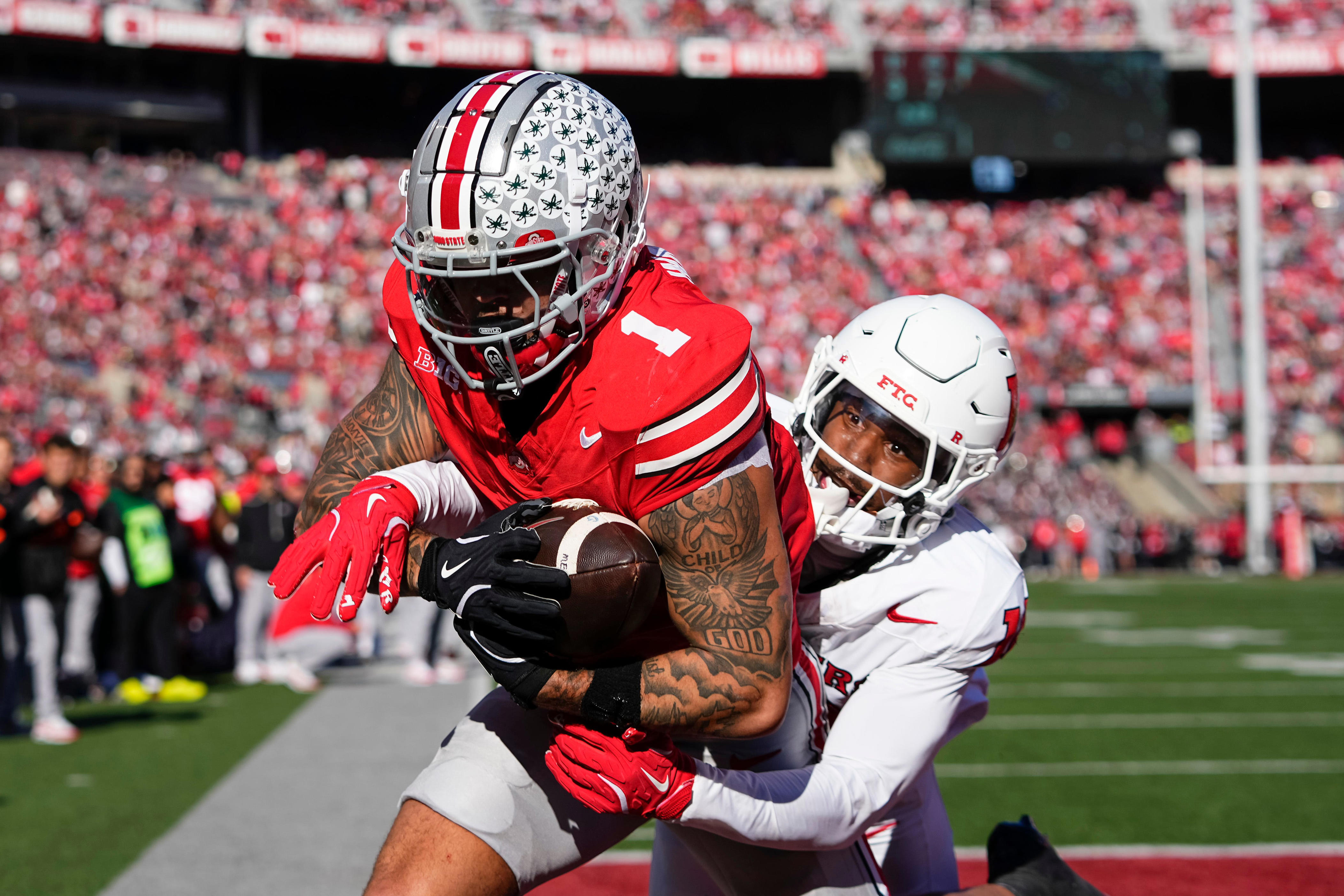 Ohio State football vs Rutgers highlights, Buckeyes bully Rutgers 42-9