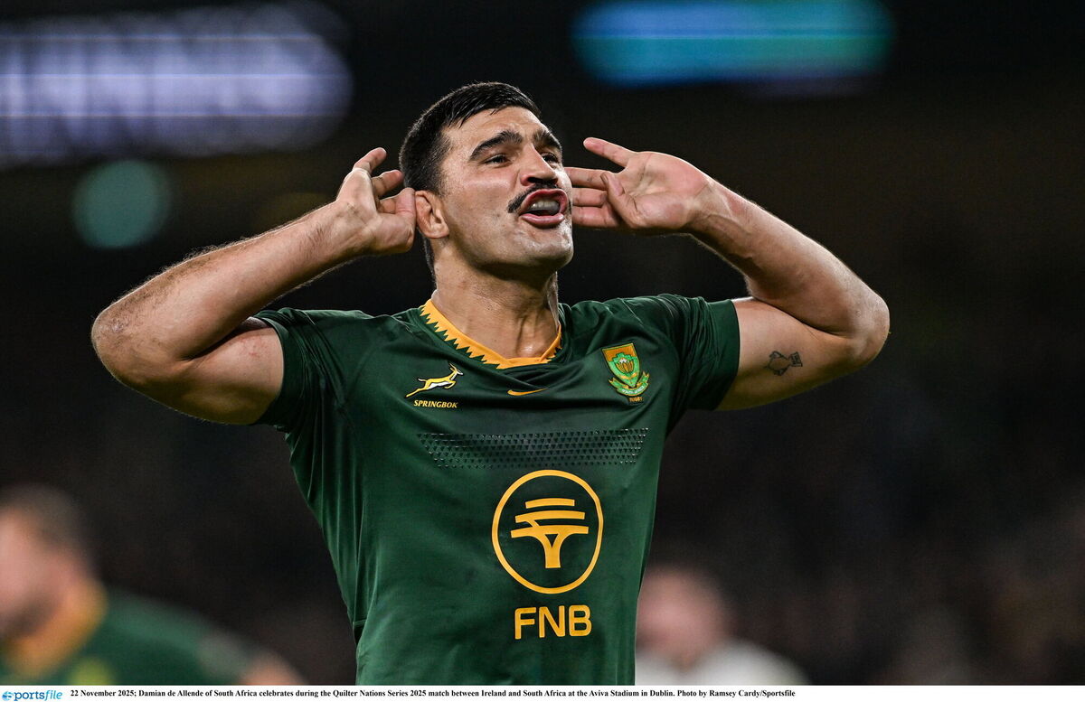 As it happened: Ireland v South Africa, November Internationals