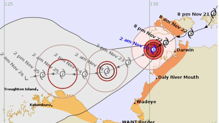 Major update on wild Top End cyclone