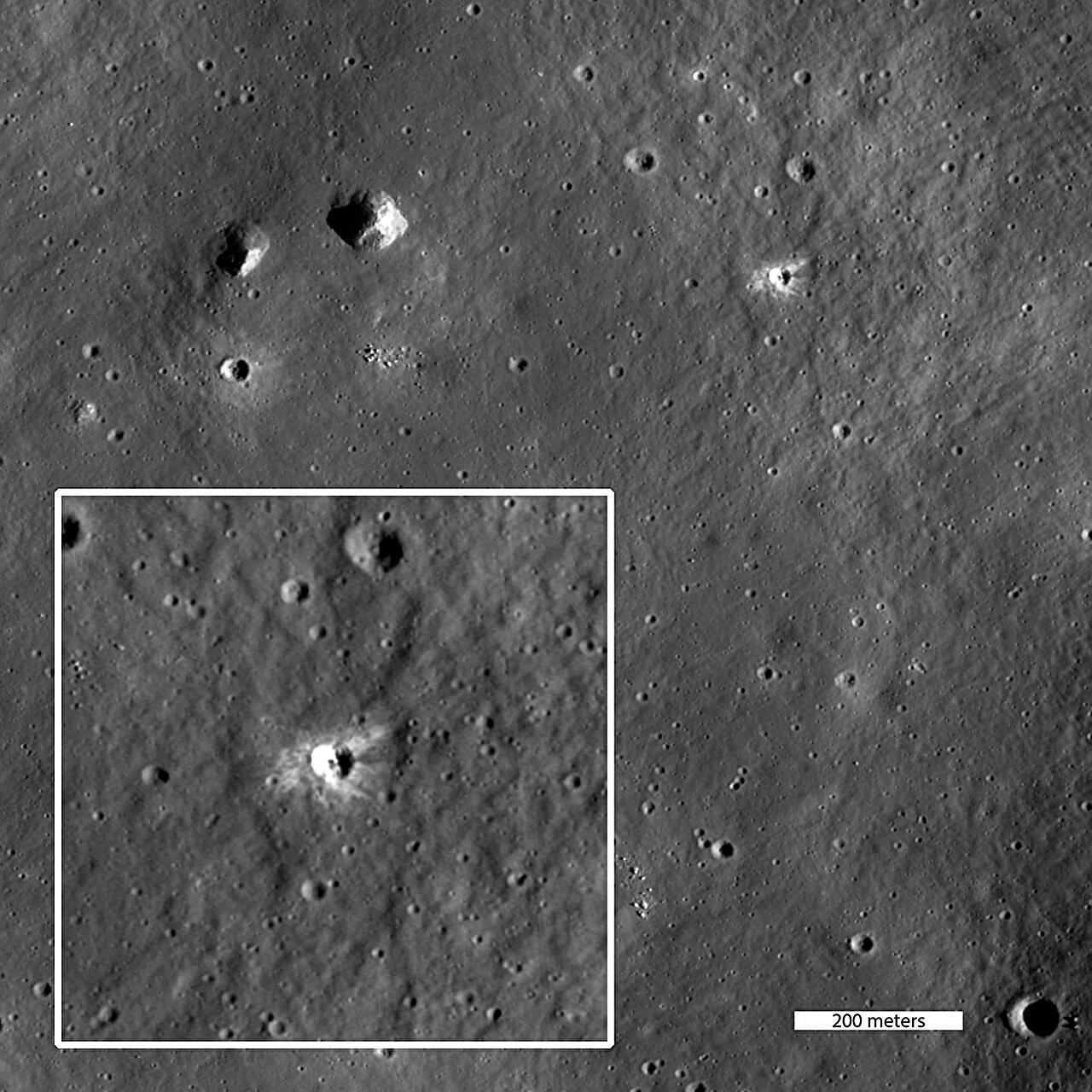 The Man in the Moon gets a new scar