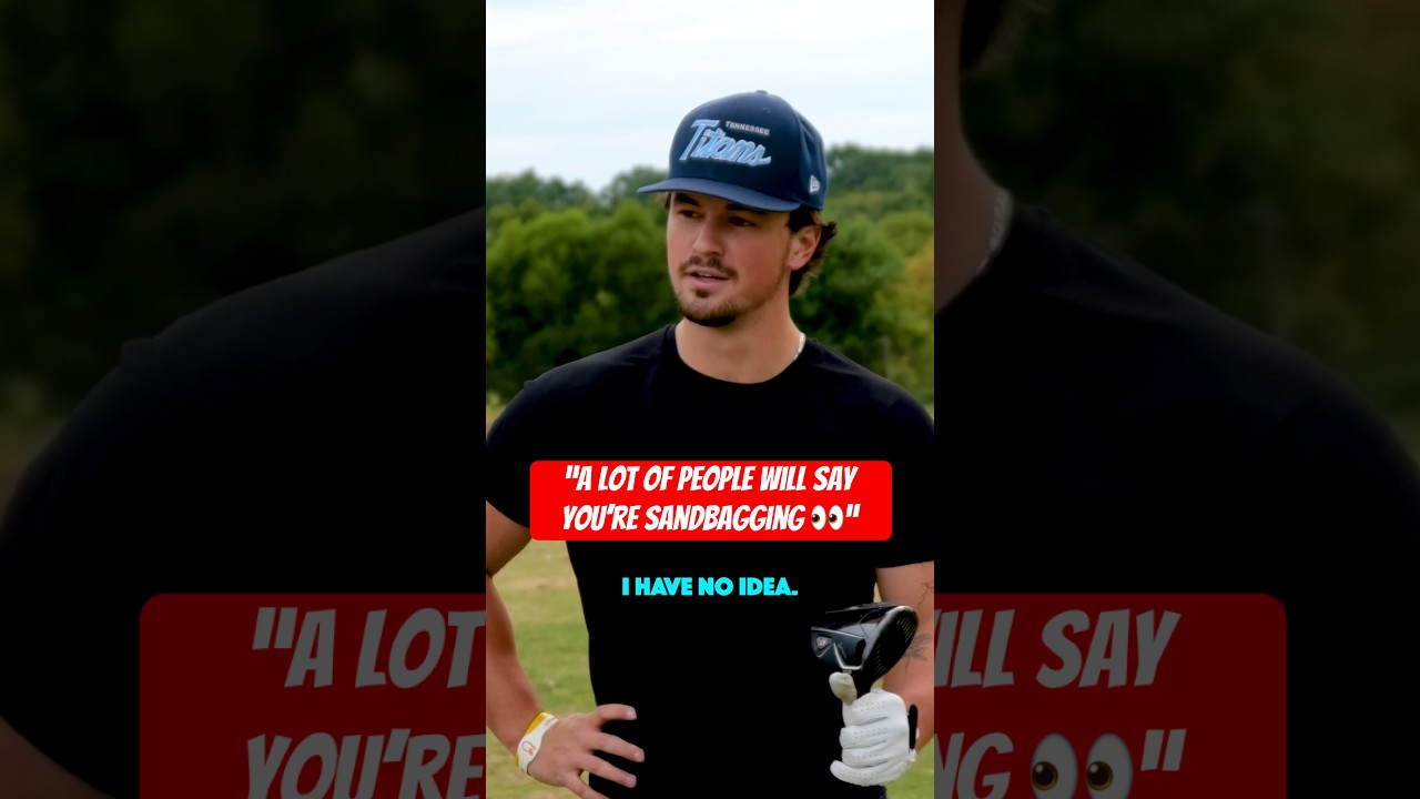 He had no idea how far he hits it then did THIS!?