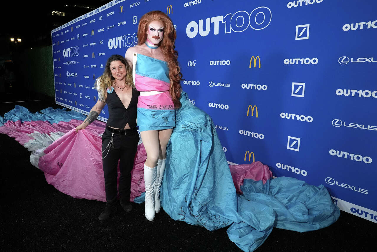 Yosemite's Trans Pride flag reappears on the red carpet in Hollywood