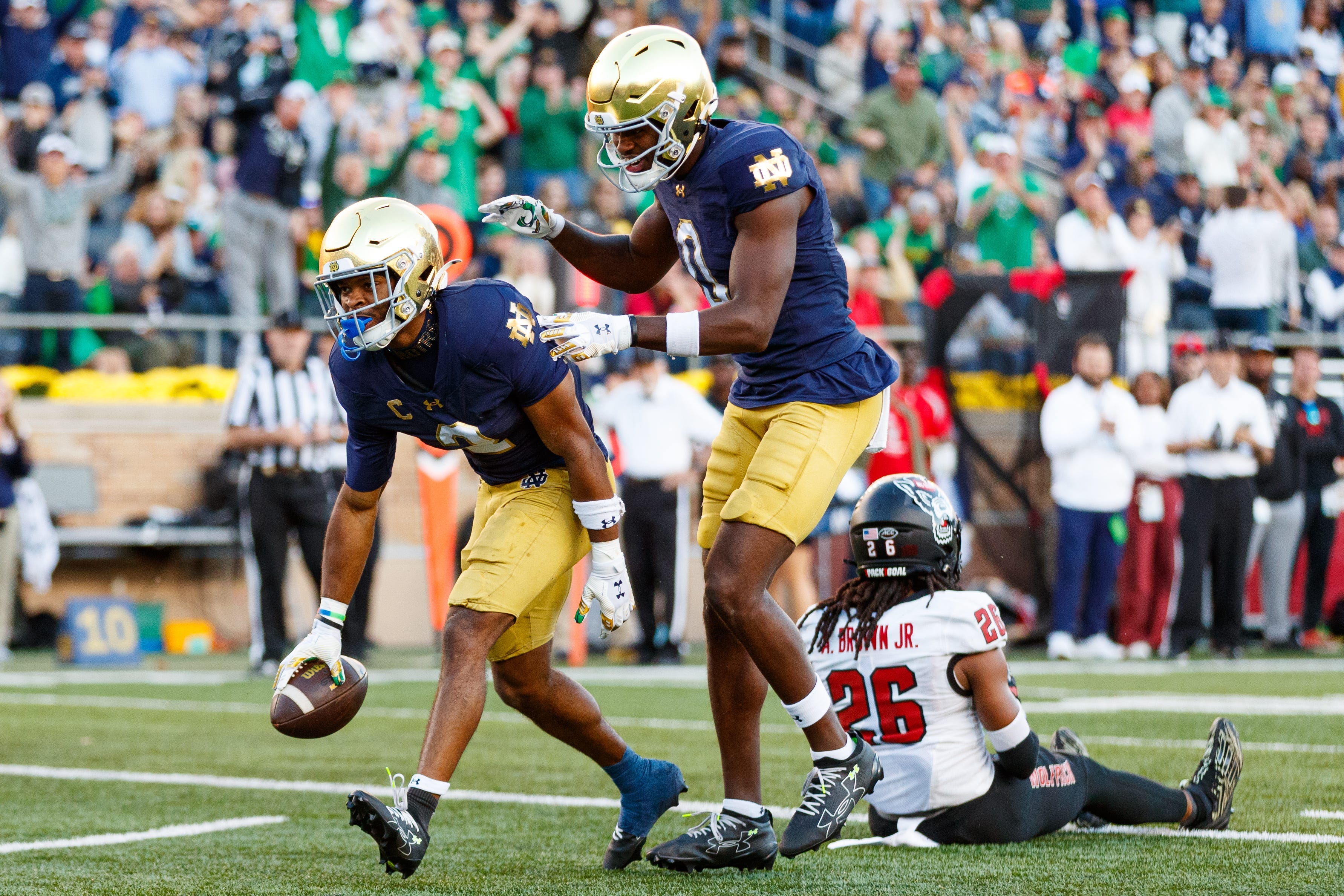 Watch: Notre Dame' Will Pauling has touchdown versus Syracuse