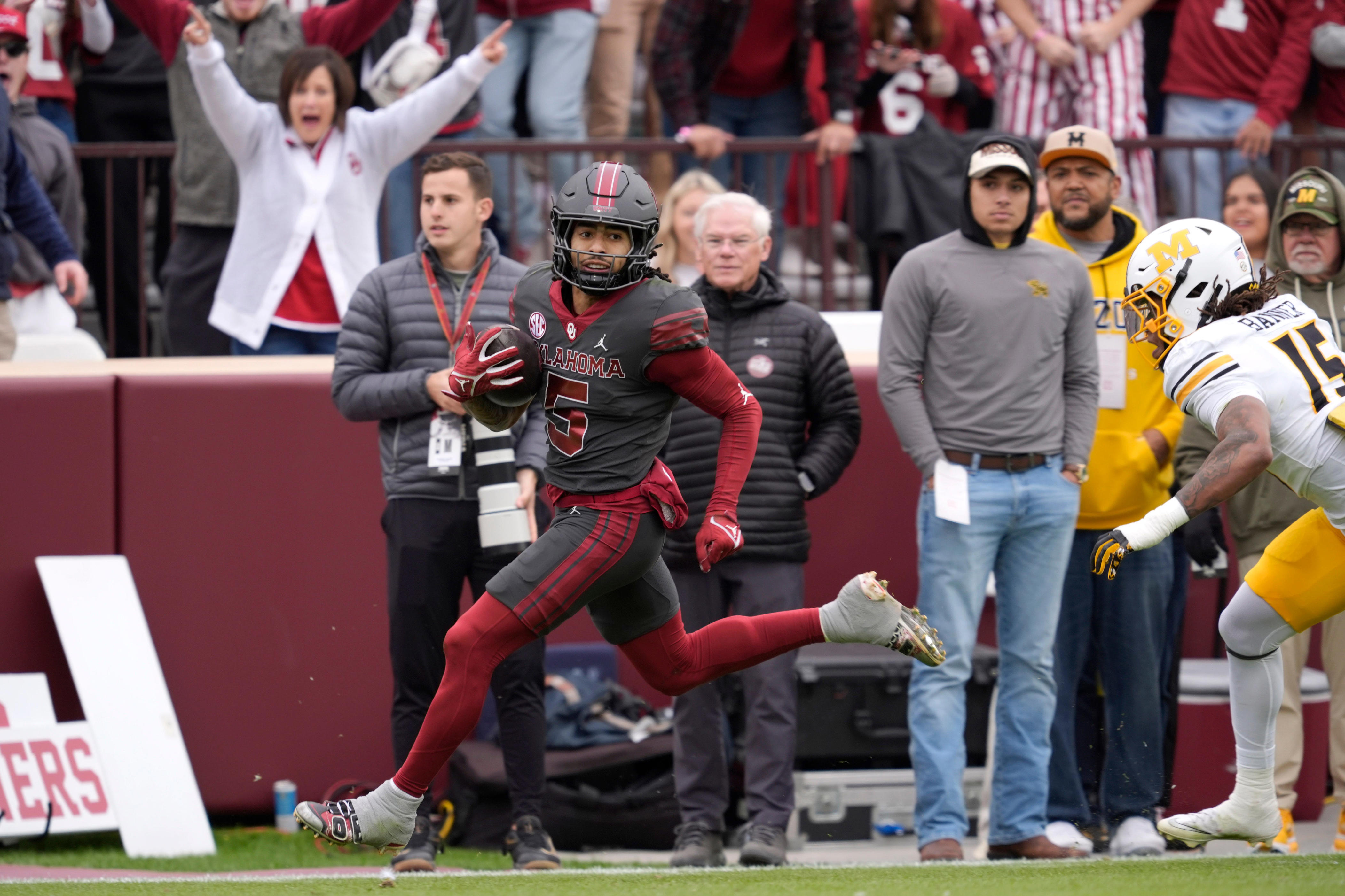 OU football grades vs. Missouri as Sooners' defense slows Ahmad Hardy