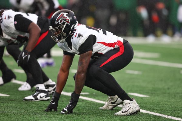 Falcons place DL Zach Harrison, CB Billy Bowman Jr. on IR