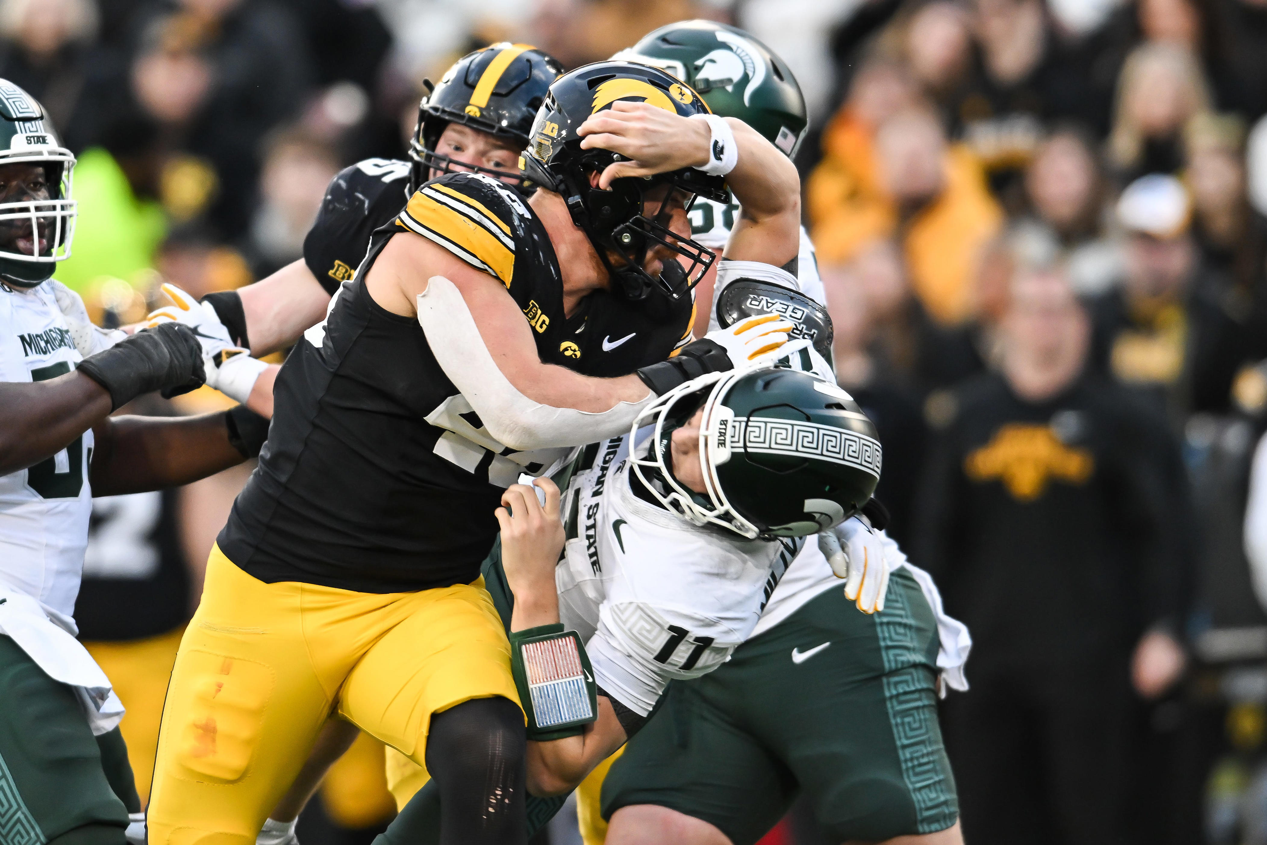 Michigan State football grades vs Iowa: Final punt call still baffling