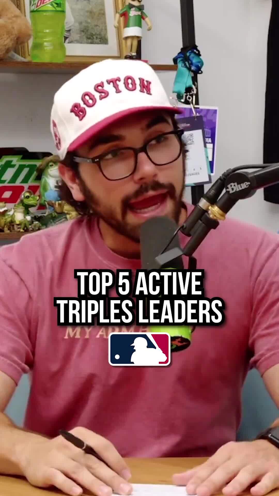 MLB's active triples leaders! #mlb #baseball #sports