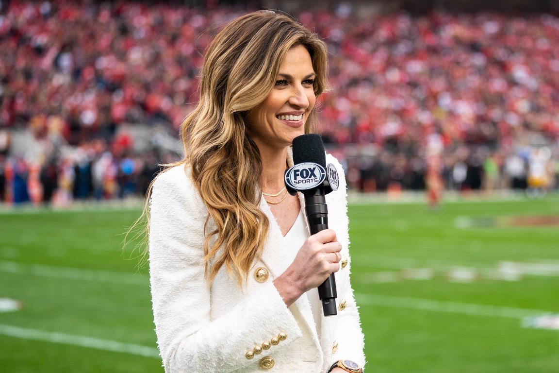 Stunning photos feature Erin Andrews throughout her storied career