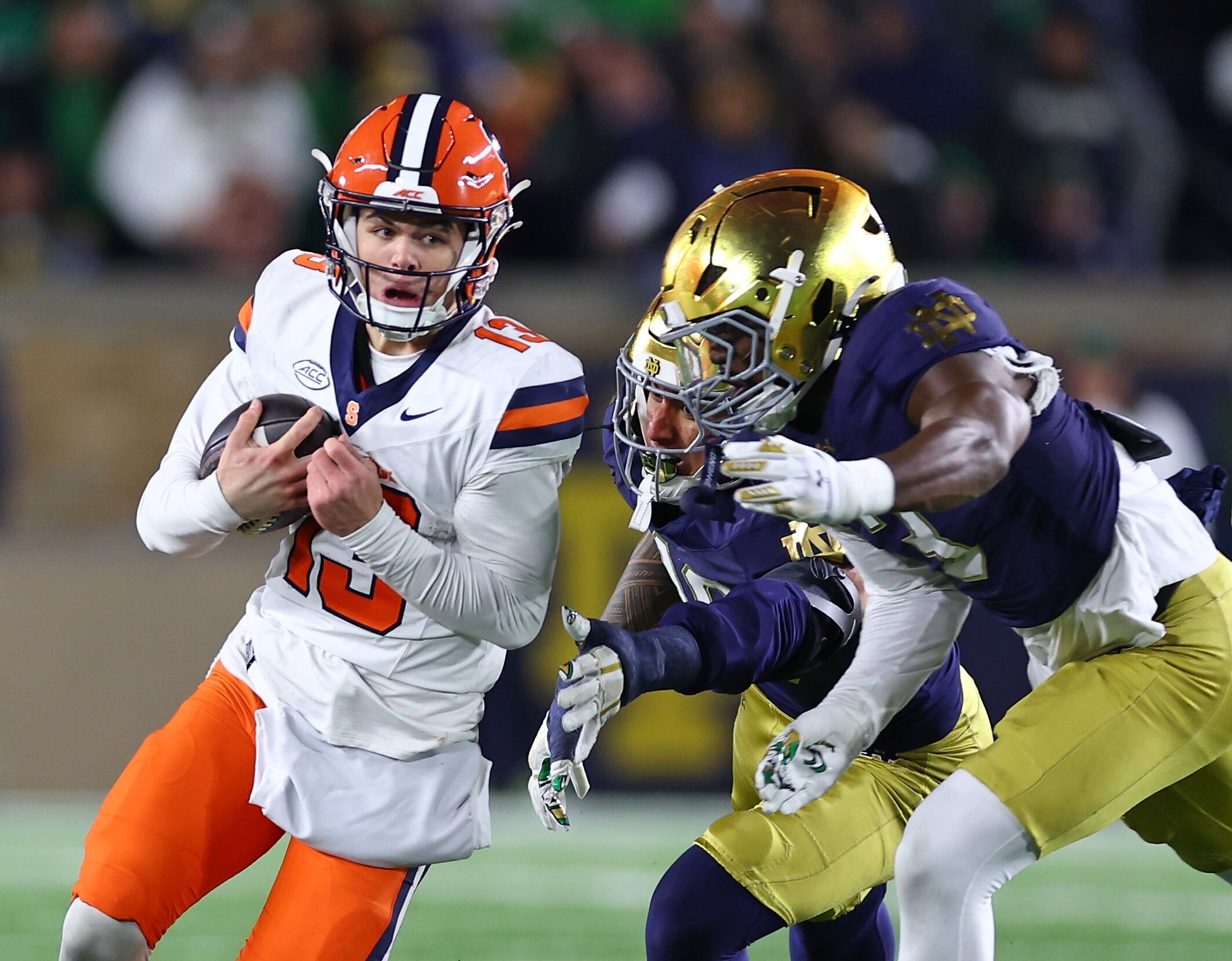Syracuse suffers worst loss since 1800s in lopsided loss to No. 9 Notre ...