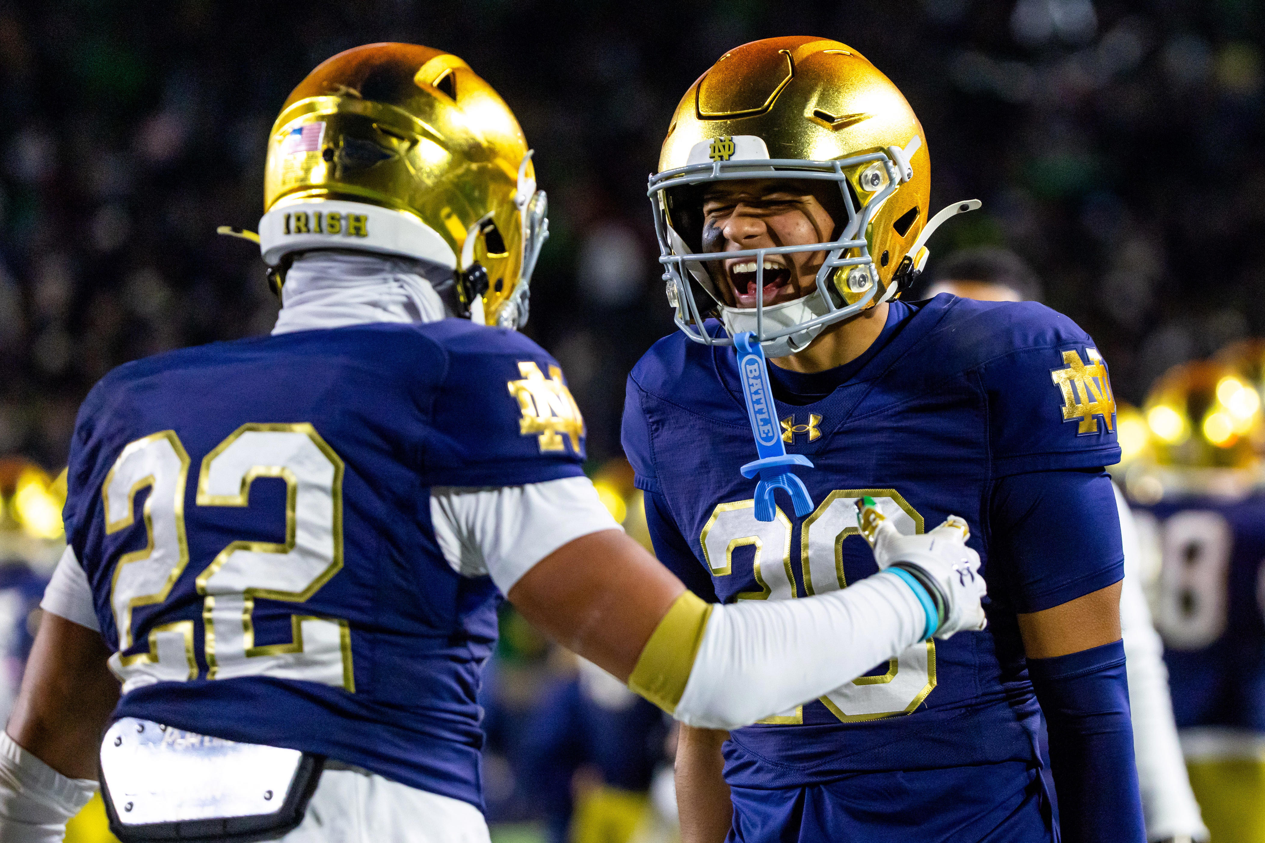 Notre Dame defense gets another pick late in 2026 Blue-Gold game